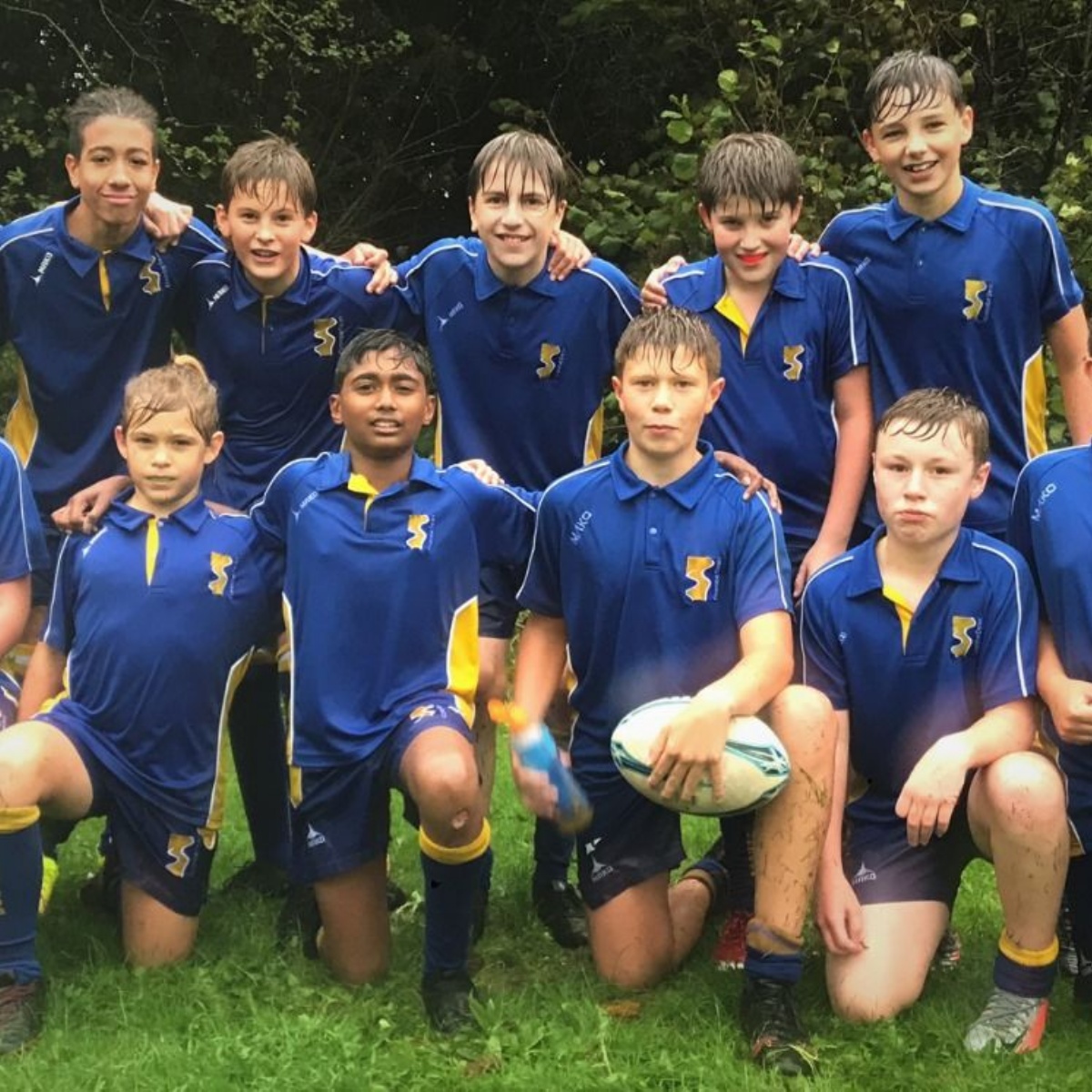 Coombe Dean School - Rugby in the Rain for the Year 8 Boys