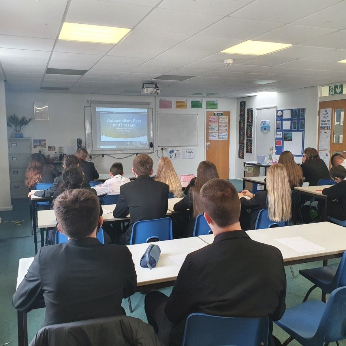 Coombe Dean School - Year 9's Talk With Freddy Naftel