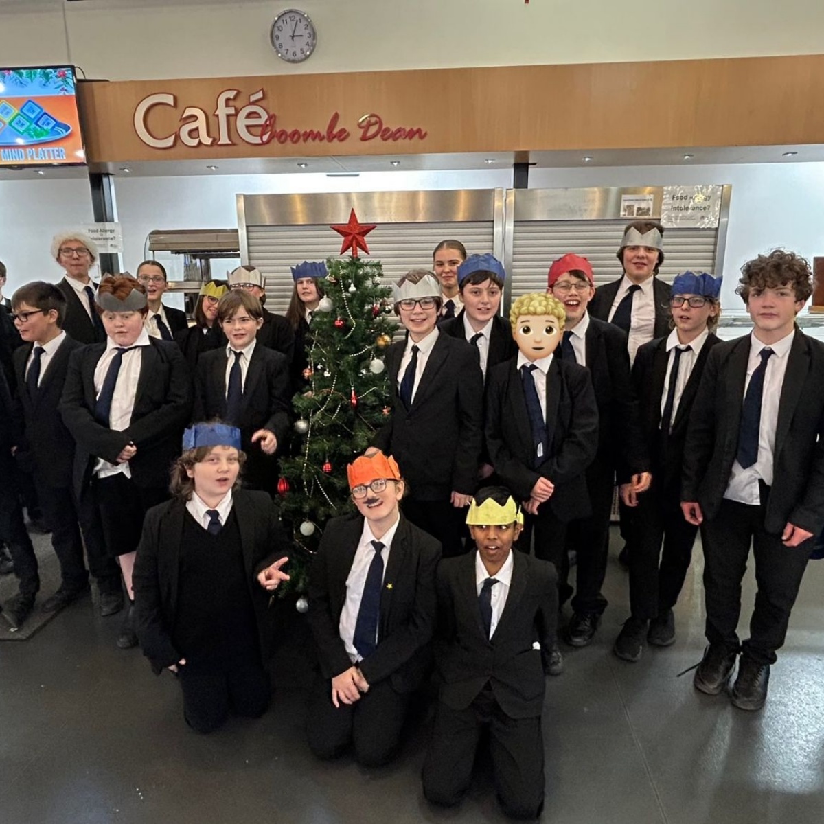 Coombe Dean School - Our Christmas Dinner