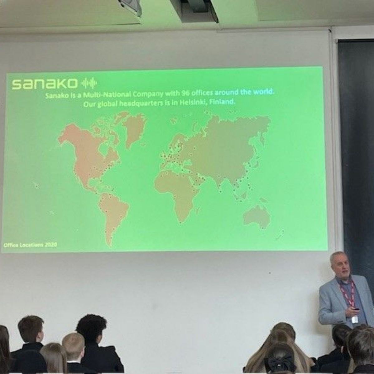 Coombe Dean School - Sanako's Director gave a talk at Coombe Dean