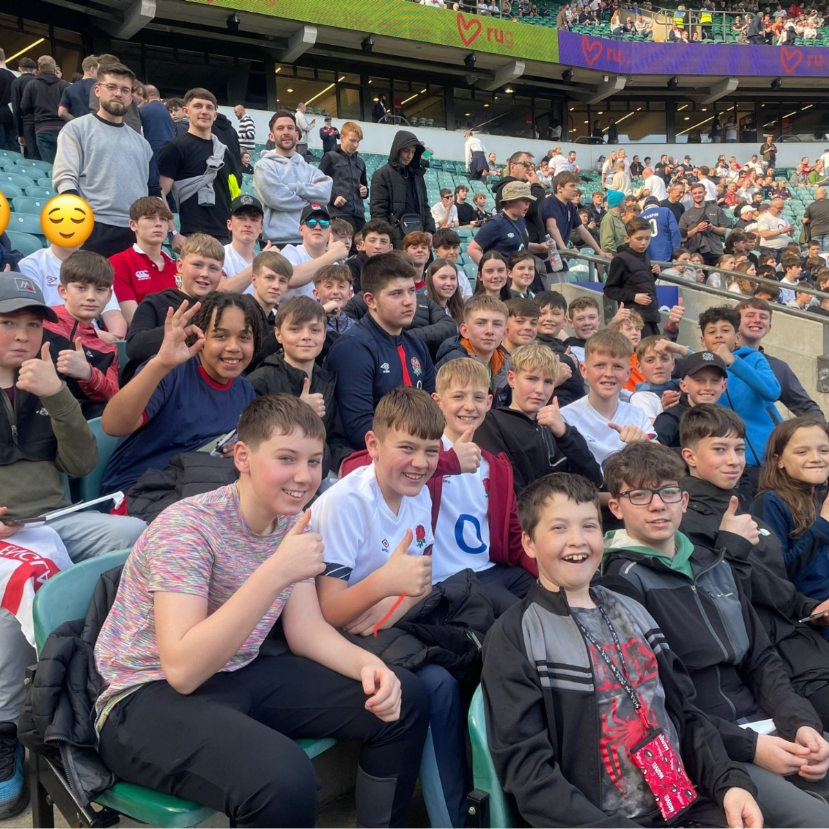Coombe Dean School - Twickenham Stadium trip
