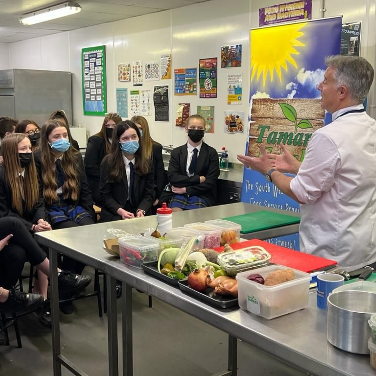 Coombe Dean School - Chef Peter Gorton Review